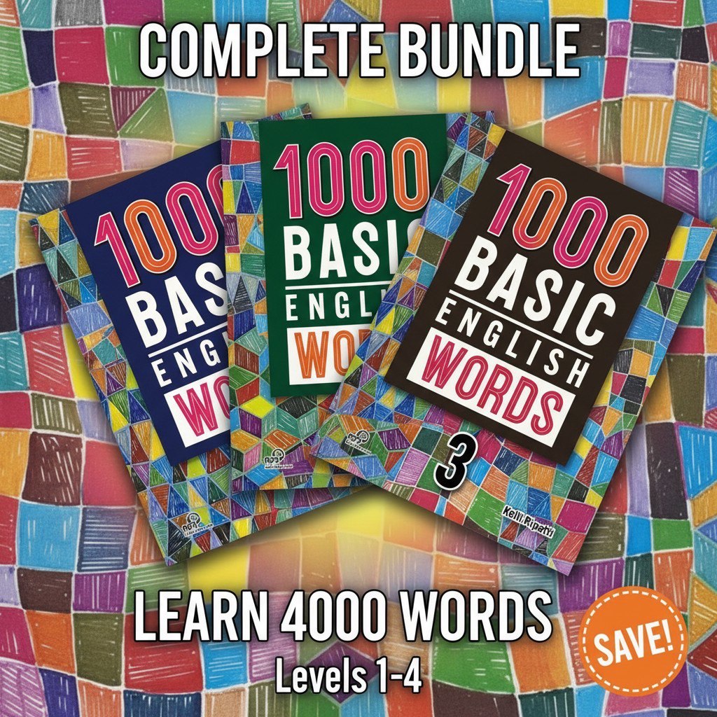 1000 basic English words Bundle – Tripoli Books